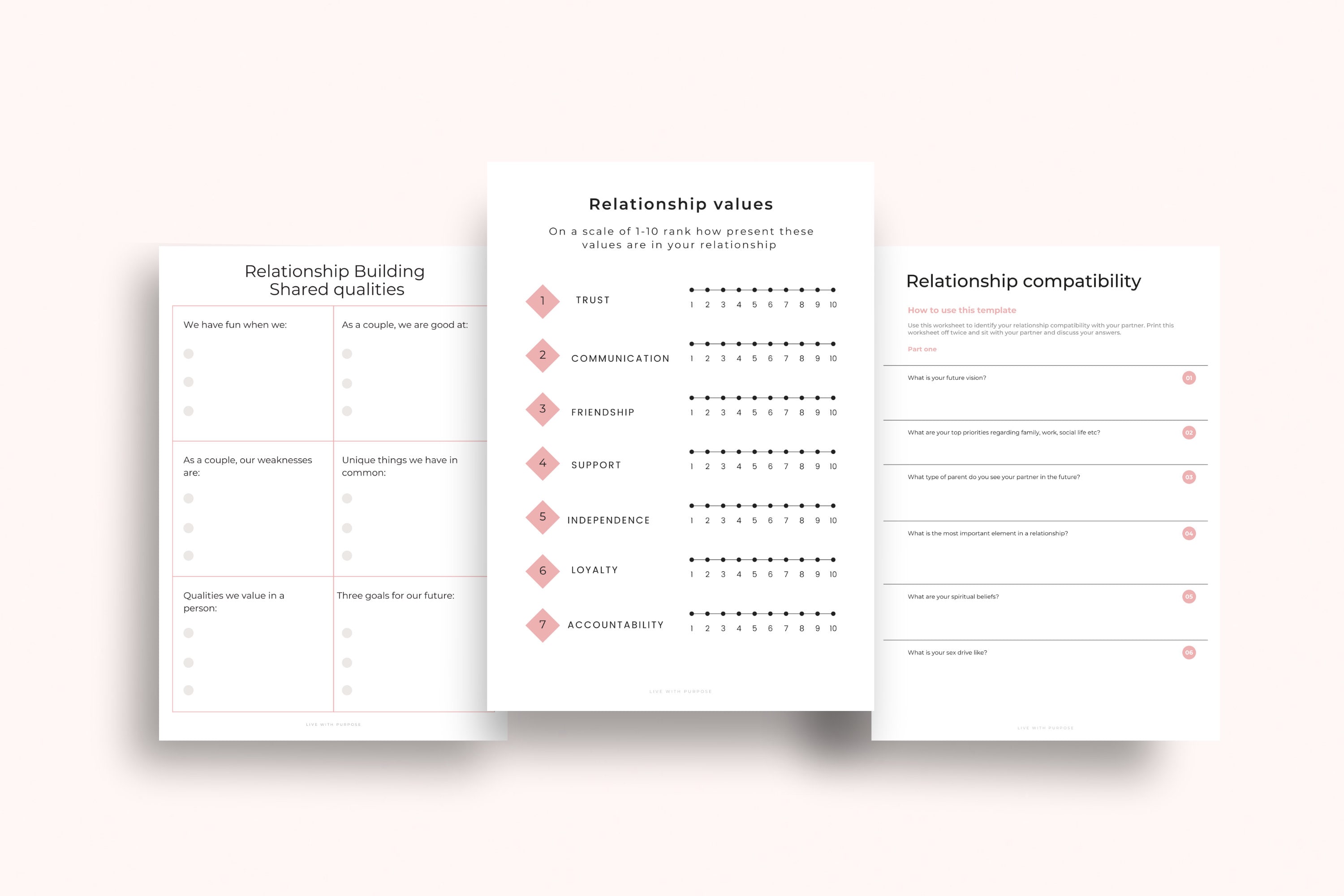 Relationship Planner | Couples Counselling Journal | Romantic ...
