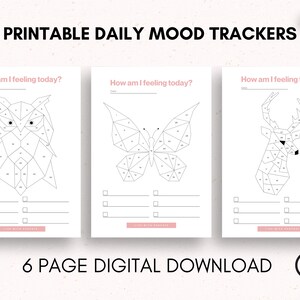 Printable Daily Mood Trackers | Colouring Sheets | Emotion Tracker ...