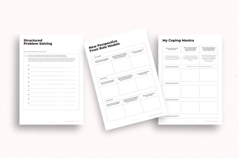 Coping and Resilience Toolkit | Coping Strategies Worksheets | Self ...