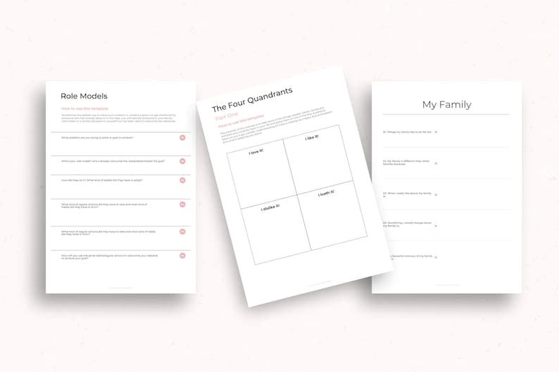 Family Journal | Communication Worksheets | Family Activity Printable ...