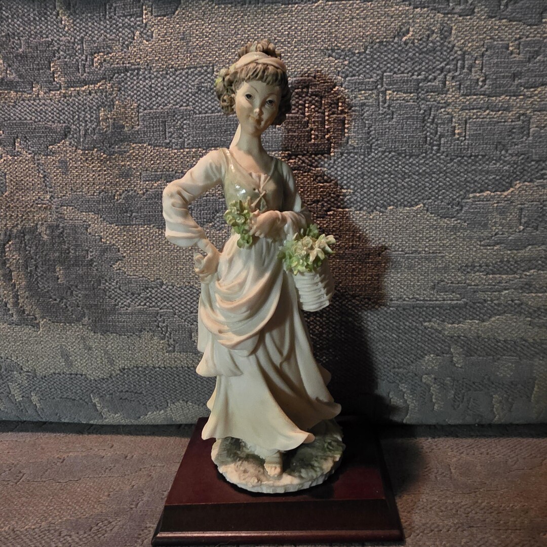 Vintage Porcelain Lady Figurine | ARCO Dallas Japan, Victorian Style - Etsy