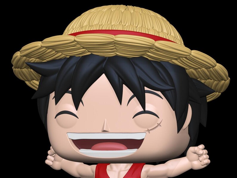 One Piece Luffy Barrel First Appearance POP Fanart Figure - Etsy