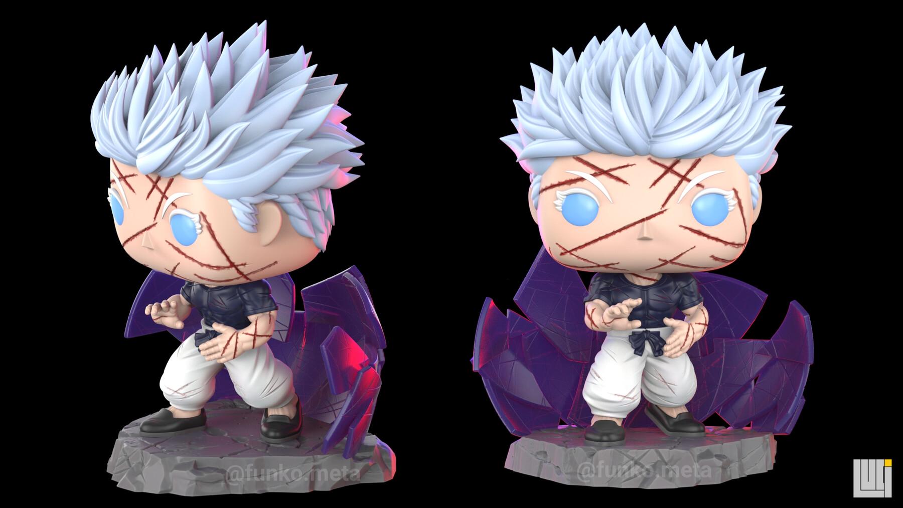 Jujutsu Kaisen Gojo Satoru POP Fanart Figure - Etsy