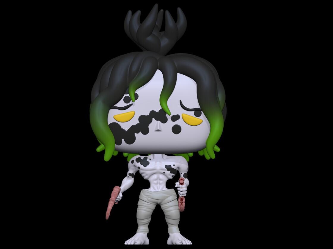 Demon Slayer Funko POP Upper Moon 6 Gyutaro Figure - Etsy