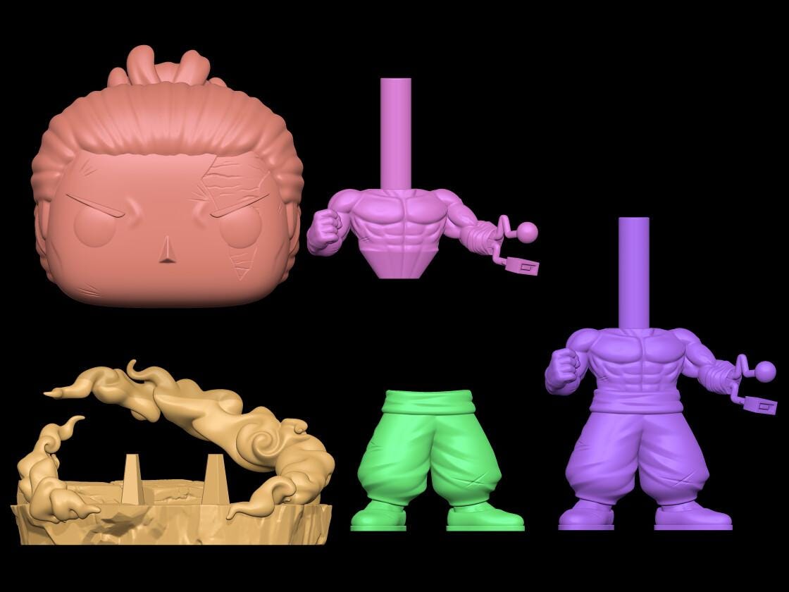 Todo Vibraslap Re Boogie Woogie POP Fanart Figure - Etsy