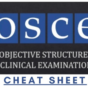 Master Your Medical Physical Exam / (OSCE) Cheat Sheet / Digital ...