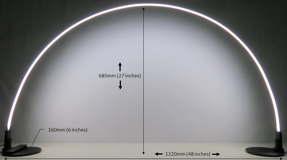 LED Arch Light - Archflex LED Task Light Desk Lamp - Etsy UK