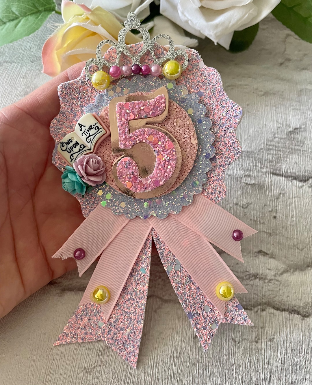 Princess Birthday Badge, Birthday Badge, Girls Birthday Gifts, Girls ...