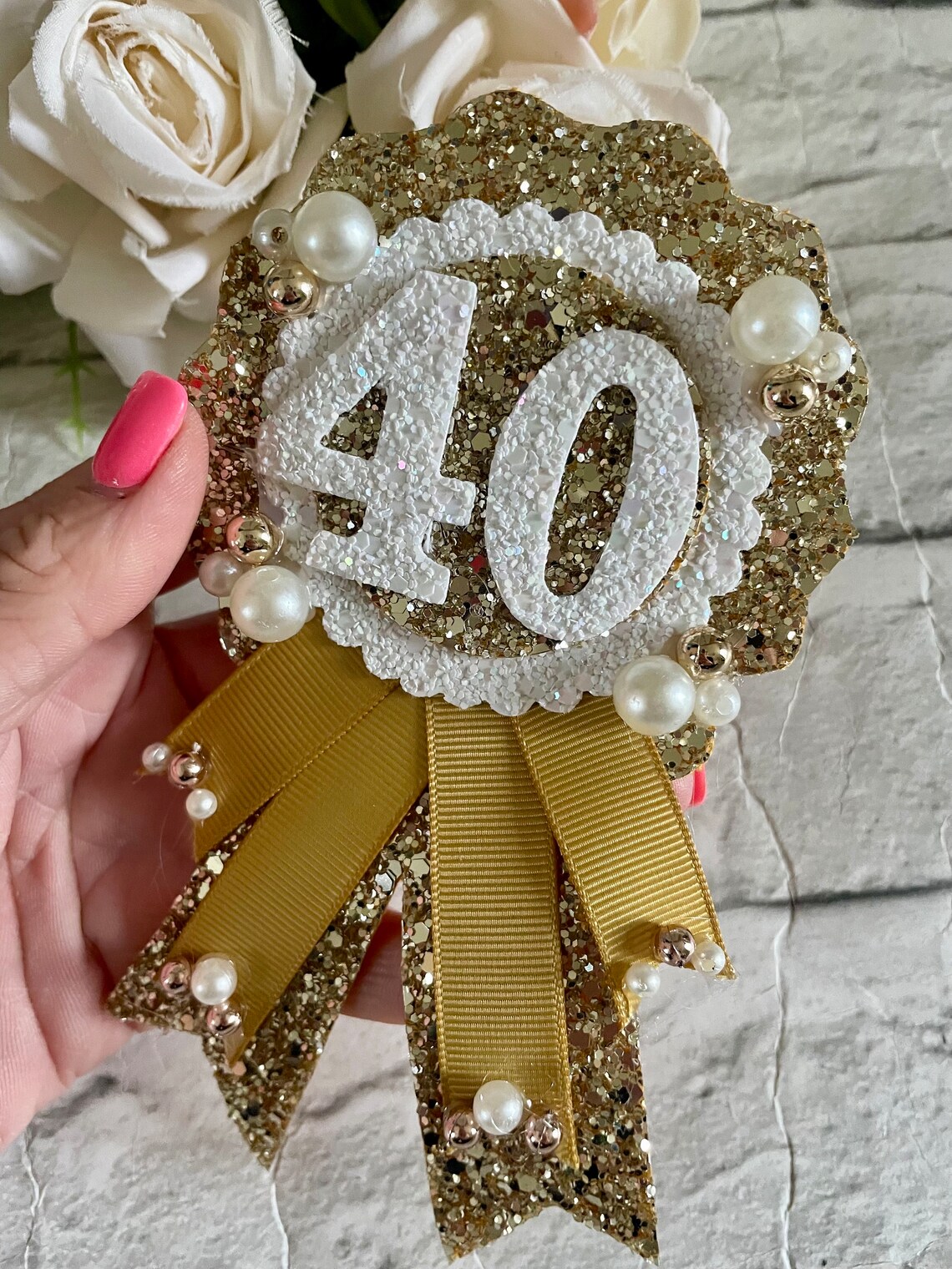 Birthday Badge ,glitter Birthday Badge, Age 30 Birthday Badge,age ...