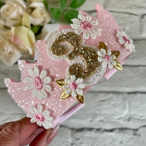 Children’s Birthday Tiara, Age Daisy Tiara,daisy Birthday Crown,child’s ...