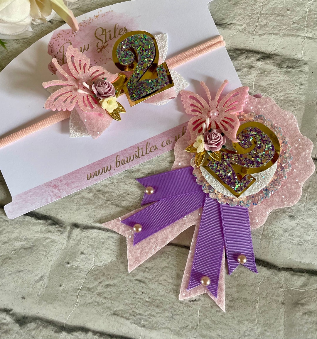 Butterfly Birthday Badge, Butterfly Badge, Birthday Badge, Girls ...