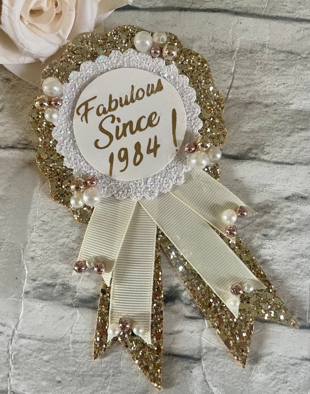 Birthday Badge ,glitter Birthday Badge, Age 30 Birthday Badge,age ...