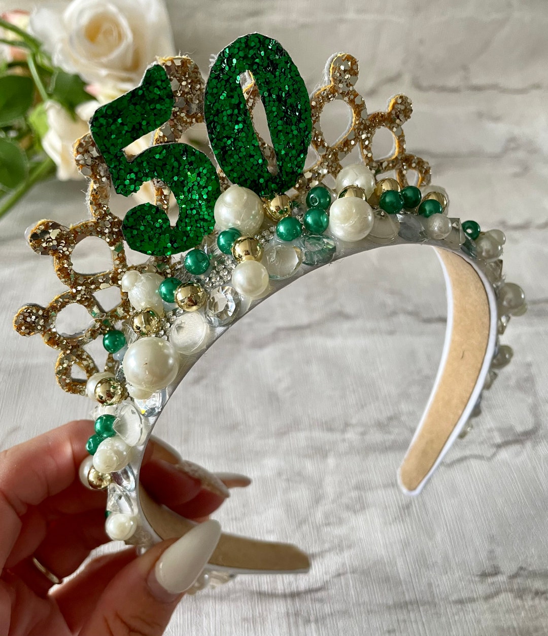 Birthday Crown,glitter Birthday Tiara, Age 30 Birthday Tiara,age ...