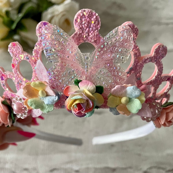 Butterfly Crown - Etsy UK