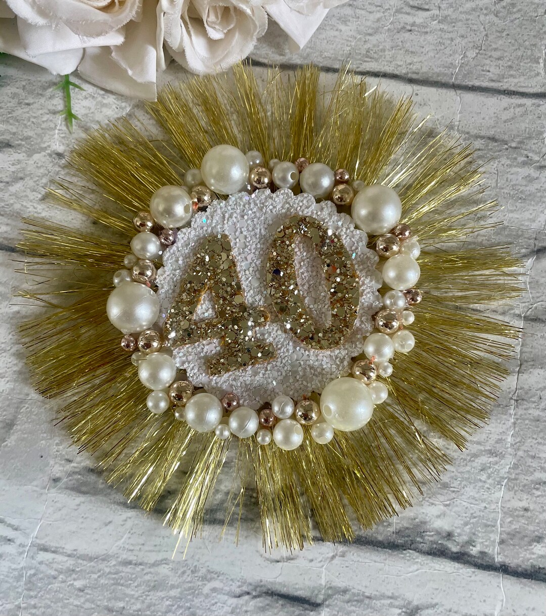 Birthday Badge ,glitter Birthday Badge, Age 30 Birthday Badge,age ...