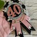 Birthday Badge ,glitter Birthday Badge, Age 30 Birthday Badge,age ...