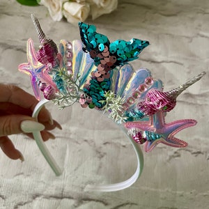 Mermaid Birthday Crown,party Props for Girls,birthday Gifts for Girls ...