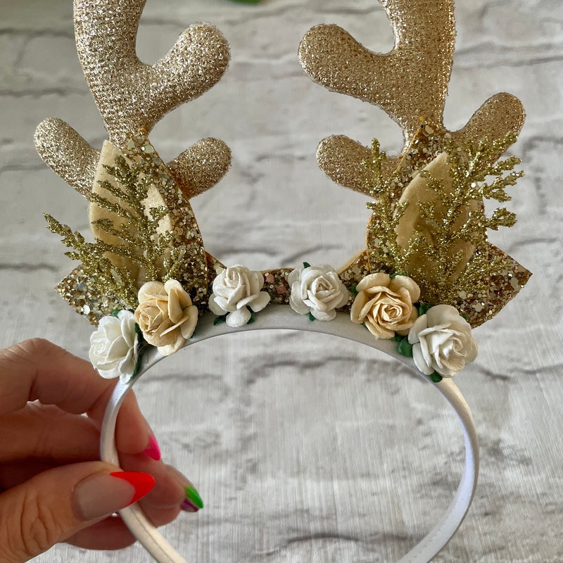 Reindeer Headbands - Etsy