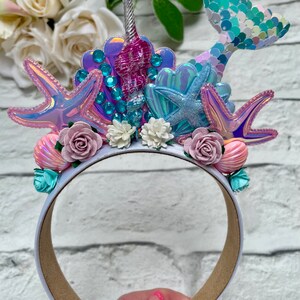 Mermaid Tiara, Birthday Tiara, Child’s Birthday Tiara, Mermaid Tiara ...