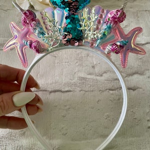 Mermaid Birthday Crown,party Props for Girls,birthday Gifts for Girls ...