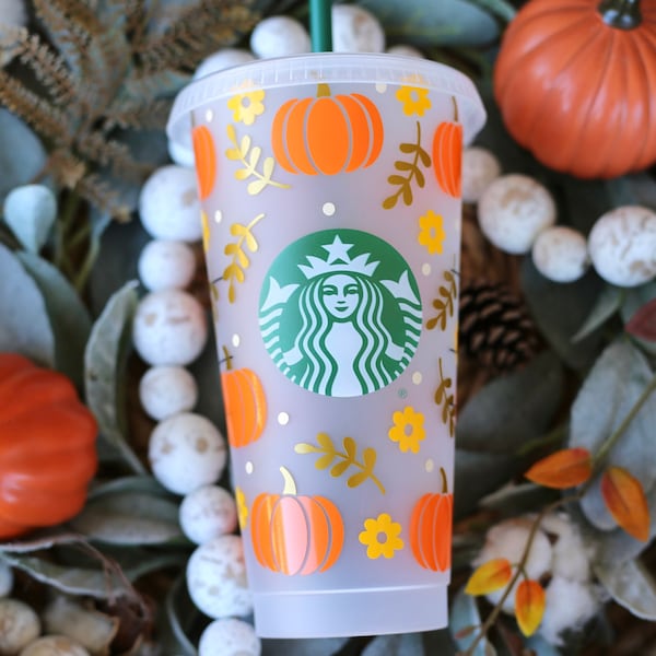 Fall Starbucks Cups - Etsy