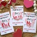 Custom Teacher Valentines Day Sticker + Valentines Gift for Teacher ...