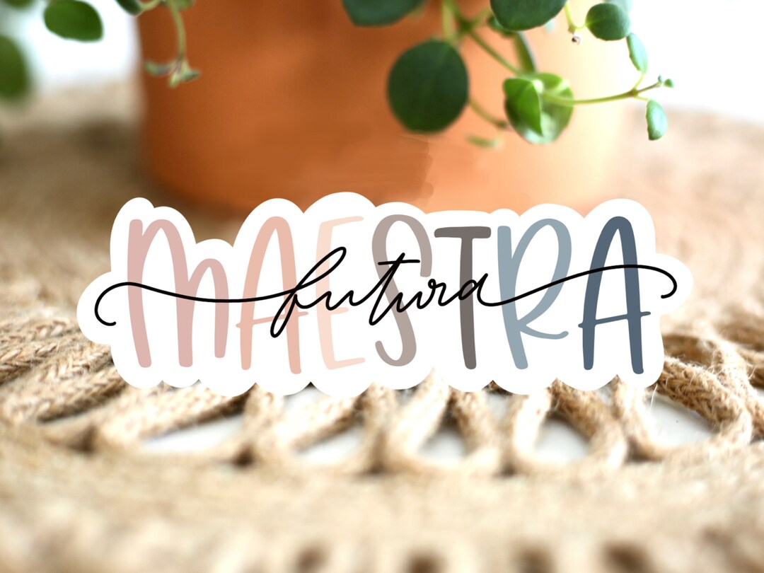 Futura Maestra Sticker + Vinyl Sticker + Waterproof Sticker + Die Cut ...