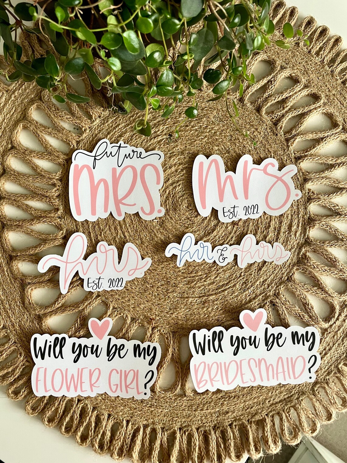 Future Mrs Sticker + Wedding Stickers+ Bridal Shower Sticker + Wedding ...