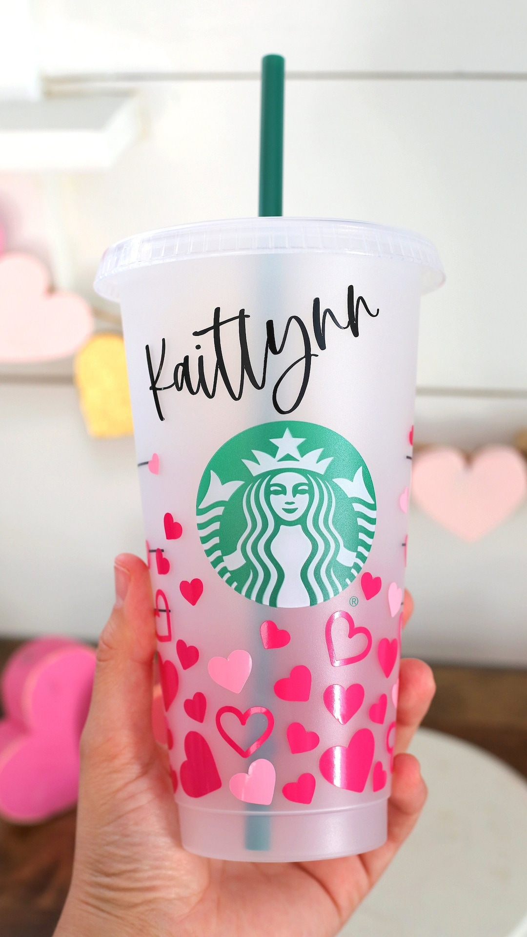Personalized Valentines Starbucks Cup + Venti Cup + Valentines Day ...