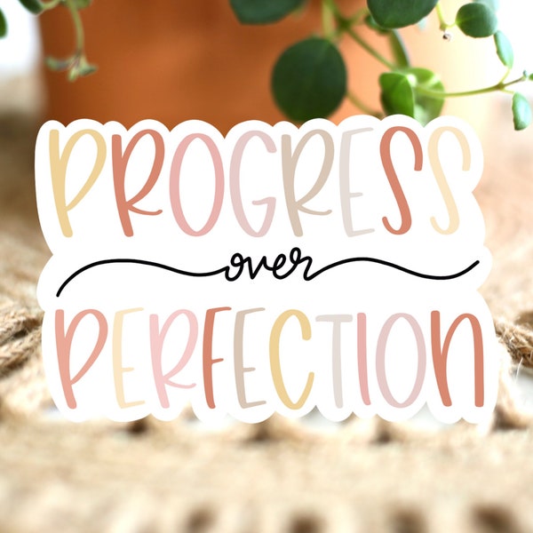 Progress Perfection - Etsy