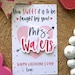 Custom Teacher Valentines Day Sticker + Valentines Gift for Teacher ...