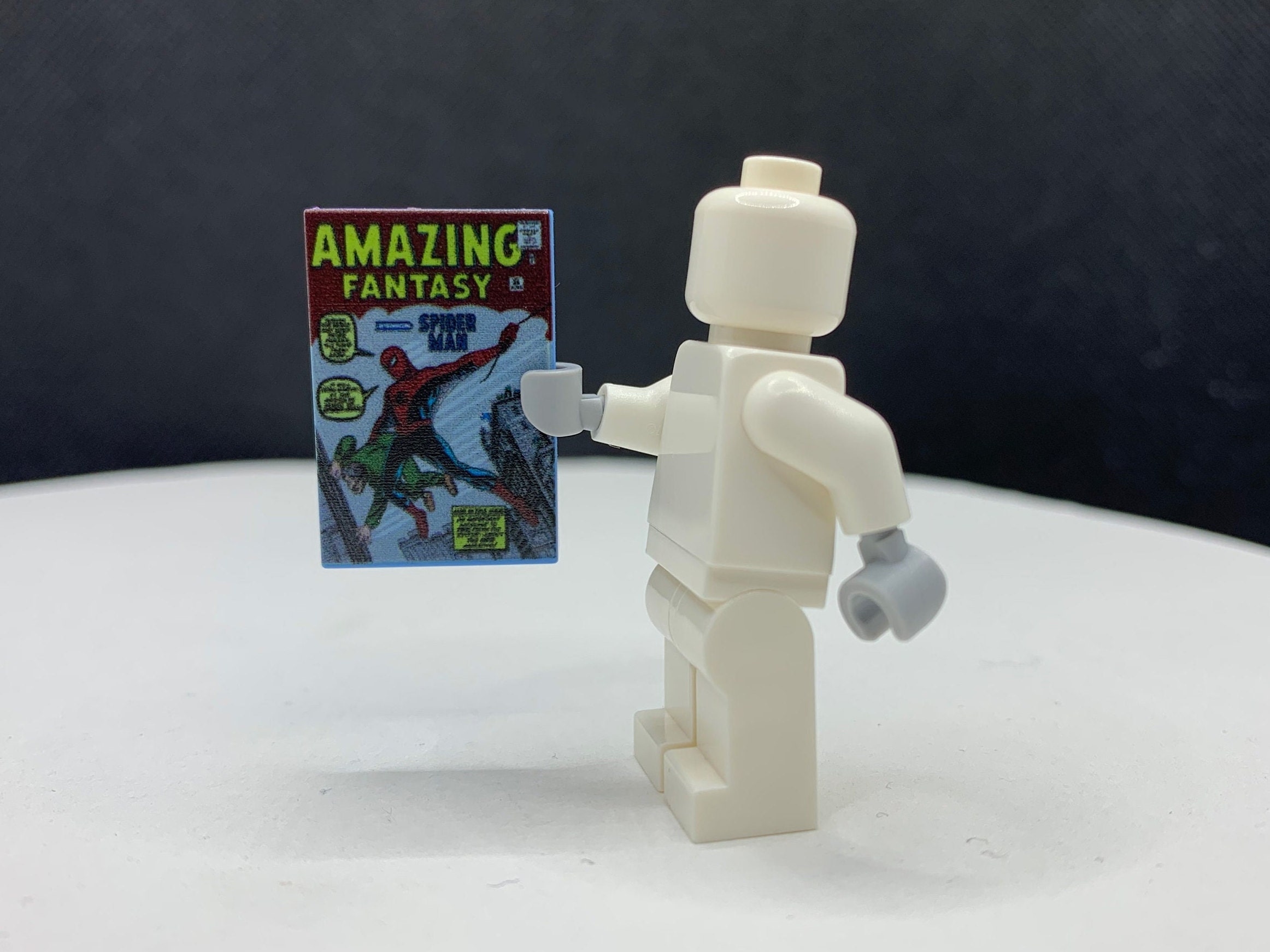 Custom Minifigure Comic Book Tiles - Etsy