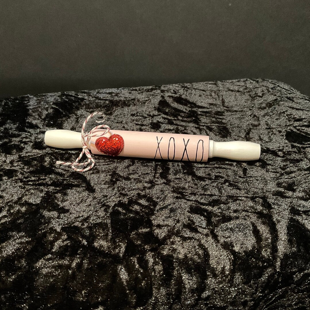 XOXO Wood Tier Tray Rolling Pin Accent - Etsy