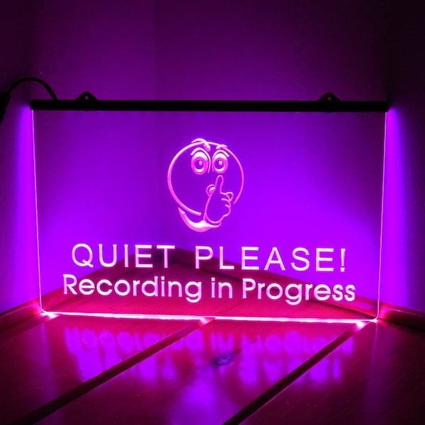 Quiet Please Sign - Etsy UK