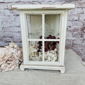 White Ornate Wood Window Display Case - Etsy