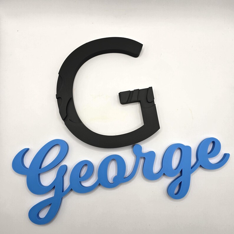 3D Printed Personalized Name Sign – Custom Nursery Decor - Etsy