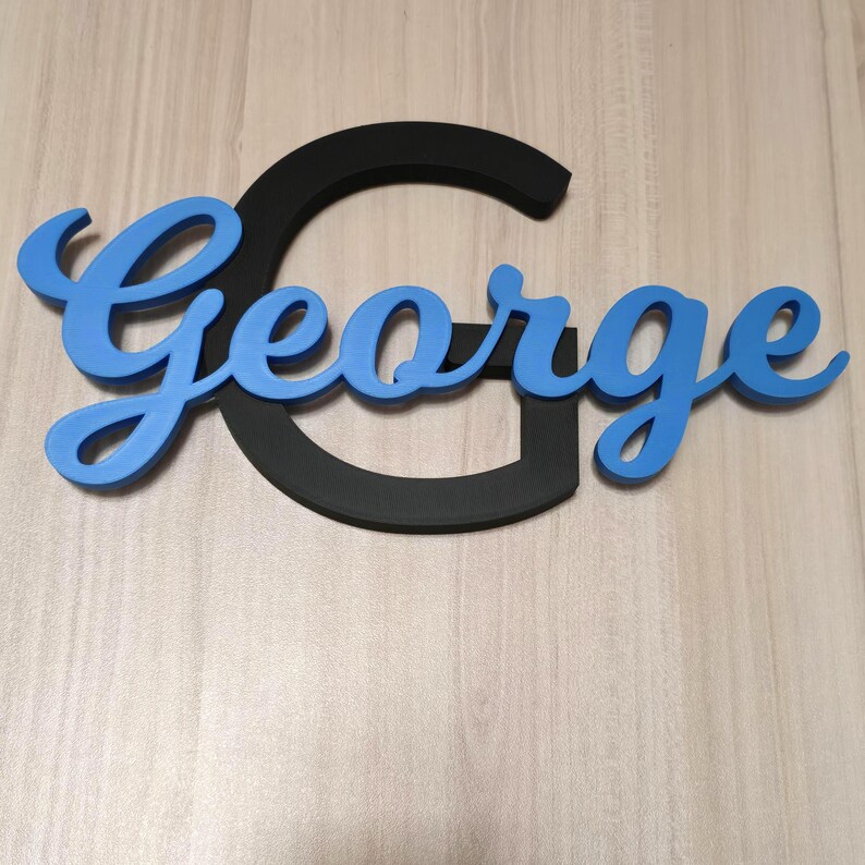 3D Printed Personalized Name Sign – Custom Nursery Decor - Etsy