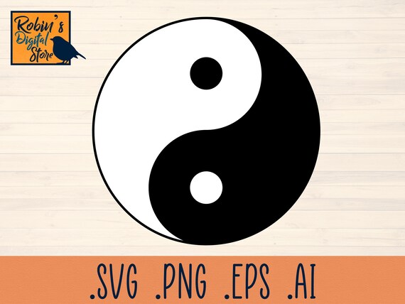 Yin Yang SVG Yin Yang PNG Yin Yang Clipart Digital - Etsy