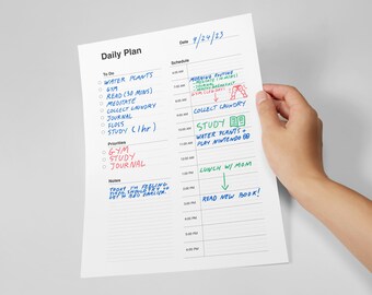 Monthly to Do List Printable, Daily to Do List for Work / Personal Life ...