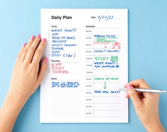 Monthly to Do List Printable, Daily to Do List for Work / Personal Life ...