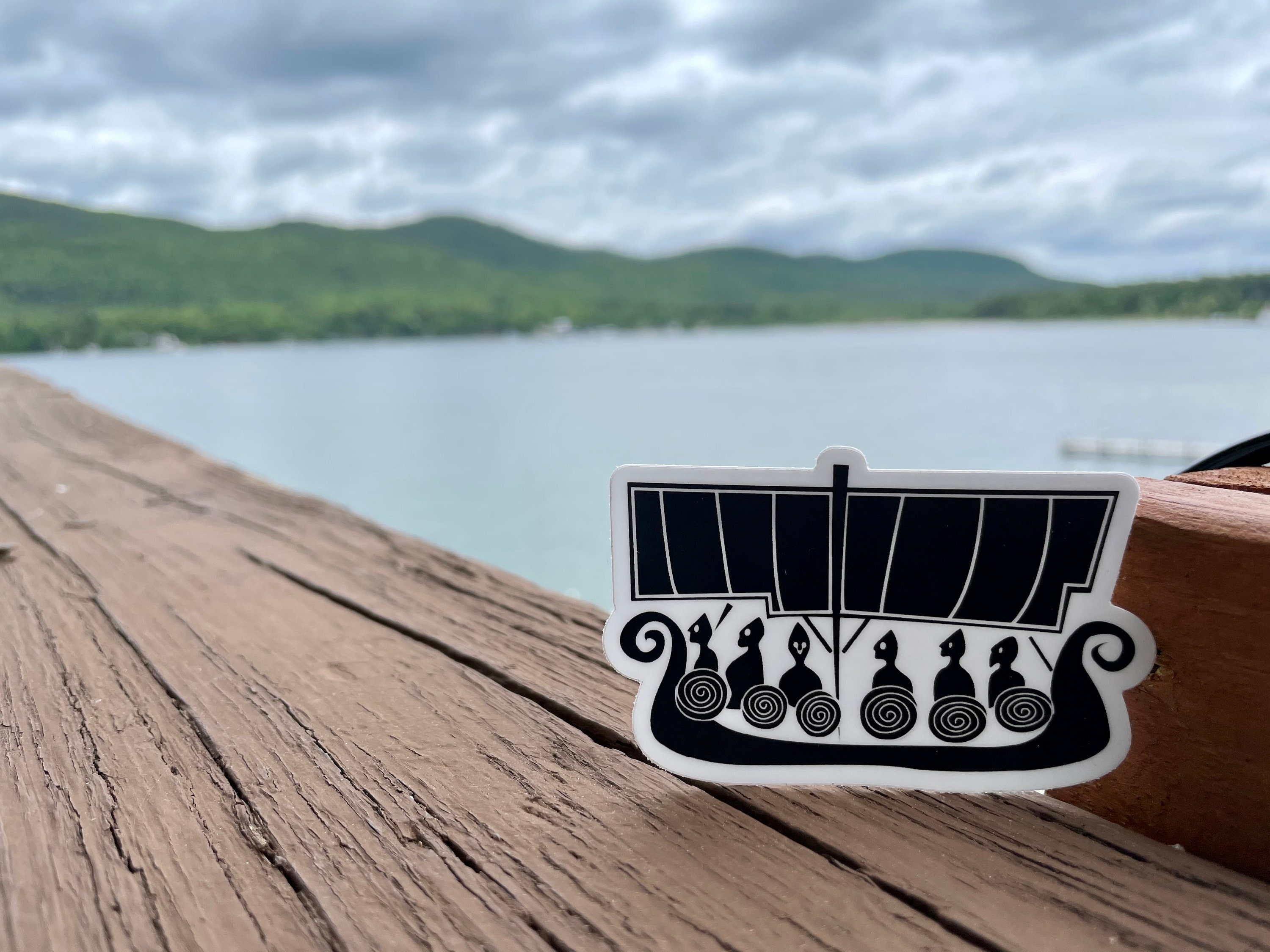 Viking Warship Sticker Nordic Sticker Viking Boat Viking - Etsy