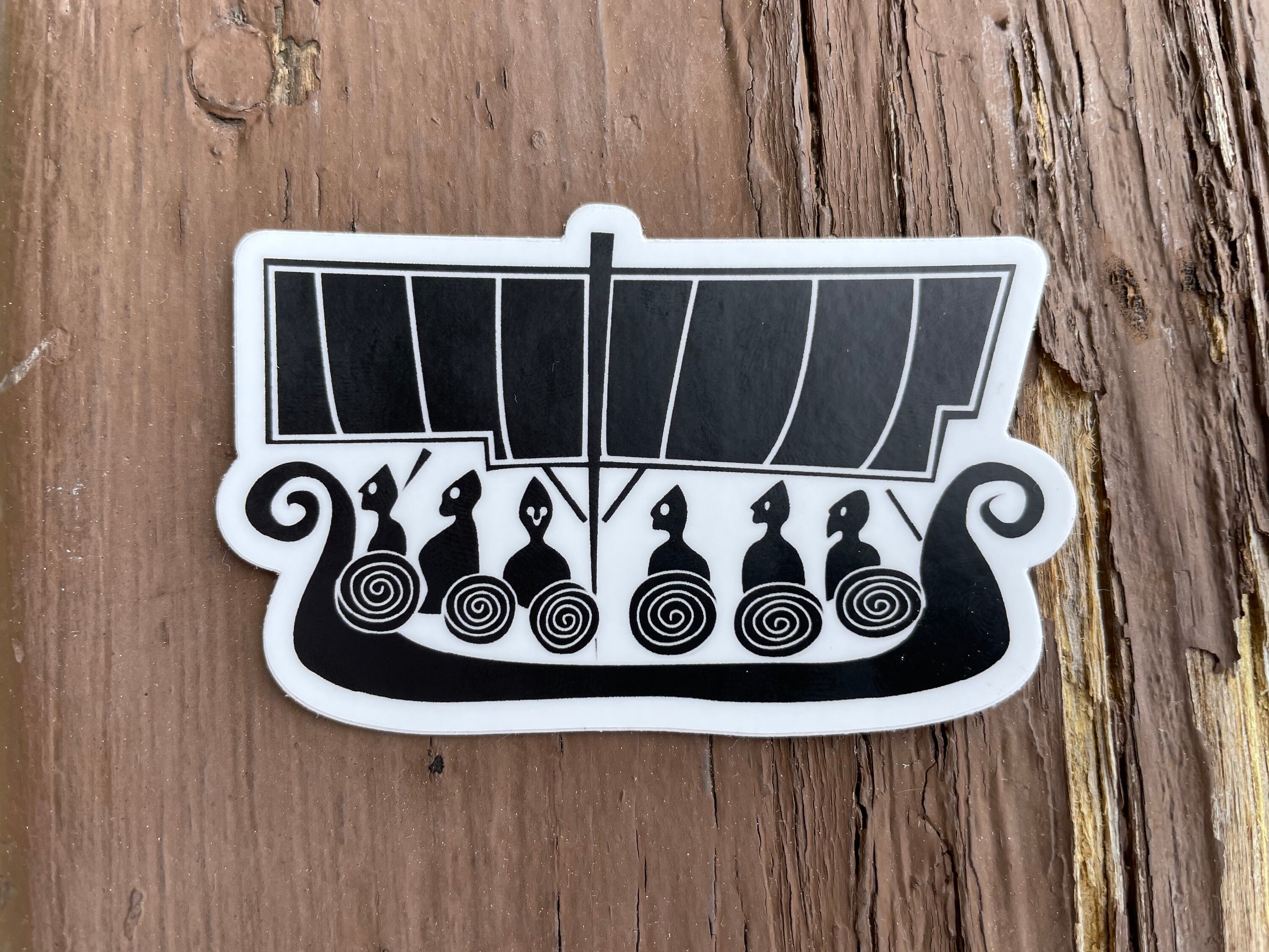 Viking Warship Sticker Nordic Sticker Viking Boat Viking - Etsy
