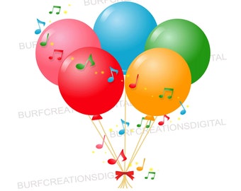 Music Notes Balloons | Etsy