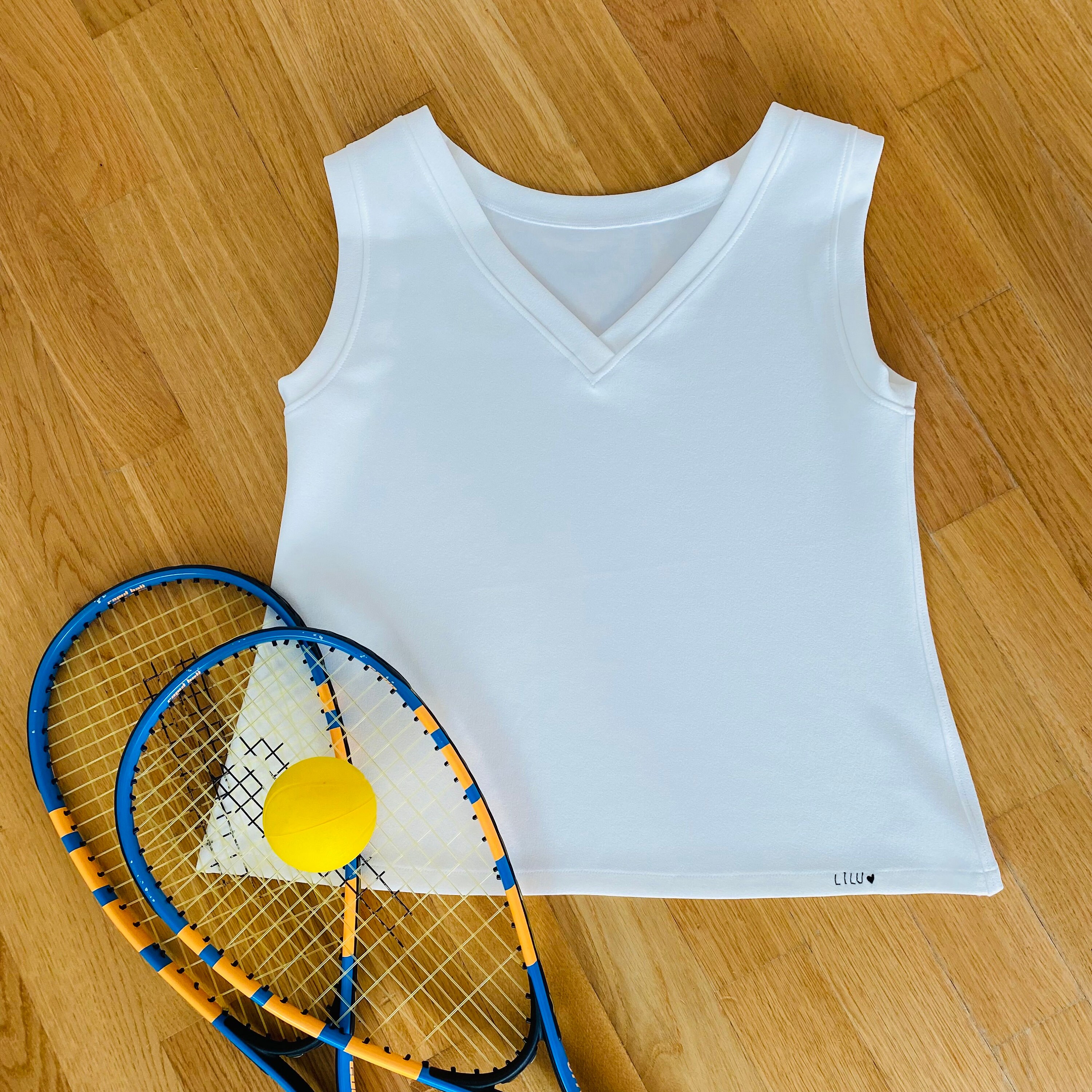 Black White Tennis Set, Skirt With Short, Sport Clothing, Tennis T ...