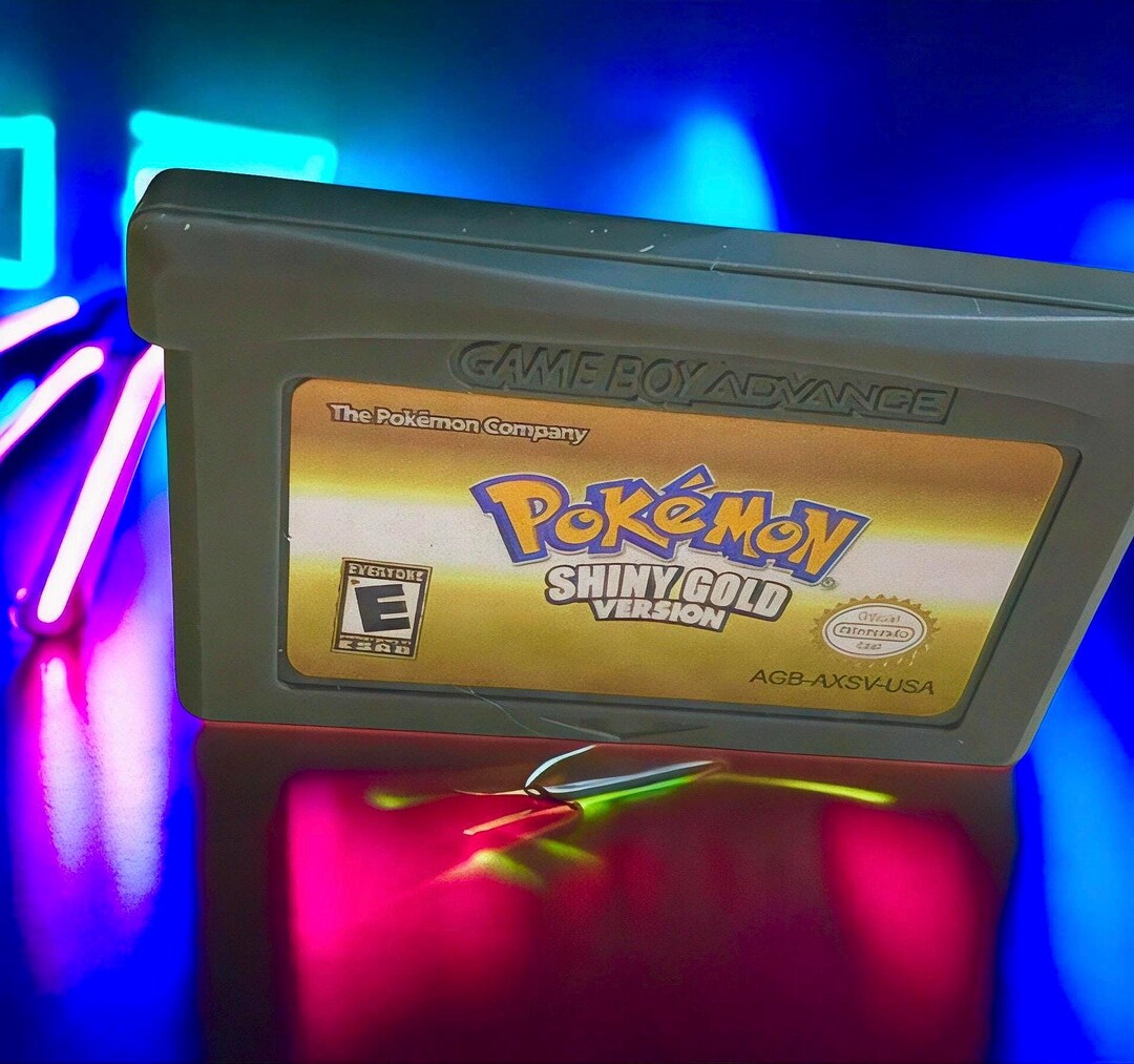 Pokemon Shiny Gold Version Rom Hack/Jeux Gameboy Advance/Reproduction ...