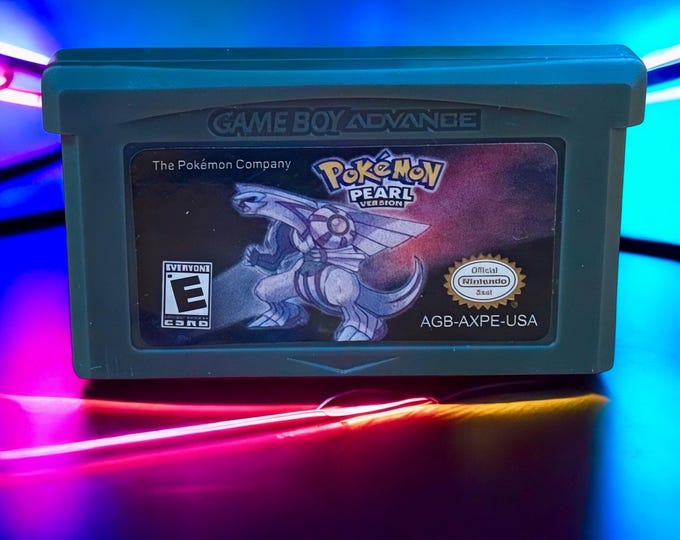 Pokemon Pearl Perla Version Rom Hack / Gameboy Advance Games ...