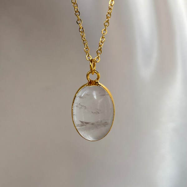 Quartz Necklace - Etsy