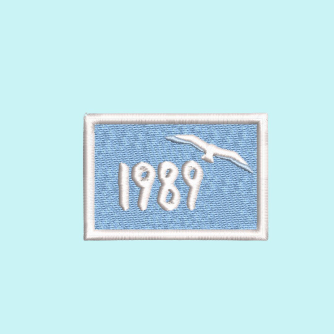 Taylor Swift Eras Tour 1989 Era Embroidery Patch, Gifts, Taylor Merch ...