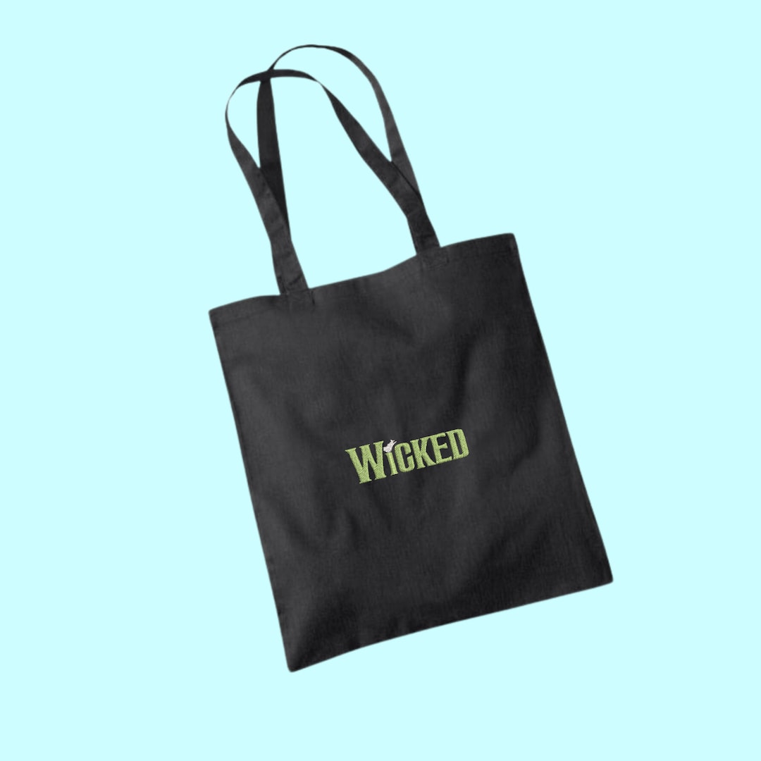 Wicked the Musical Embroidered Tote Bag,theatre Gift, Merchandise ...
