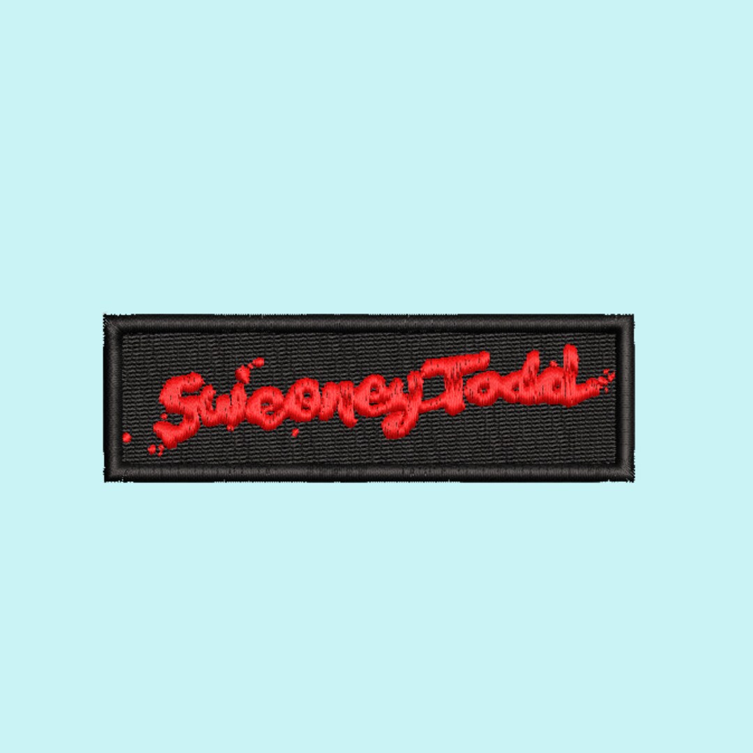 Sweeney Todd Musical Theatre Embroidery Patch, Musical Theatre Gifts ...